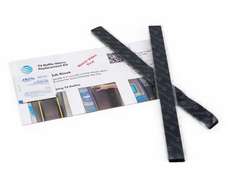 Baffle Velcro Retrofit Kit – AT&T Kiosk Parts - Kollins Online Store